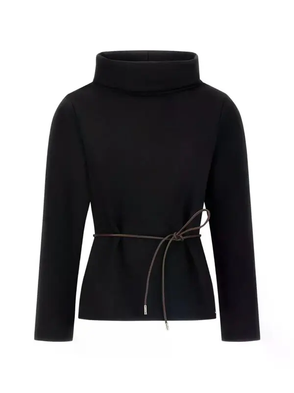 Herno Belted High-neck Hoodie