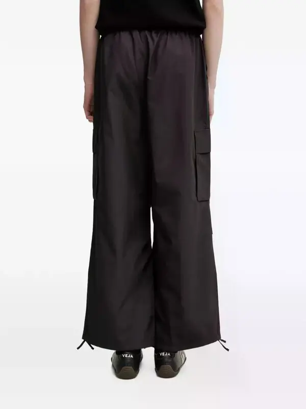 PUMA Logo-embroidered Wide-leg Cargo Pants