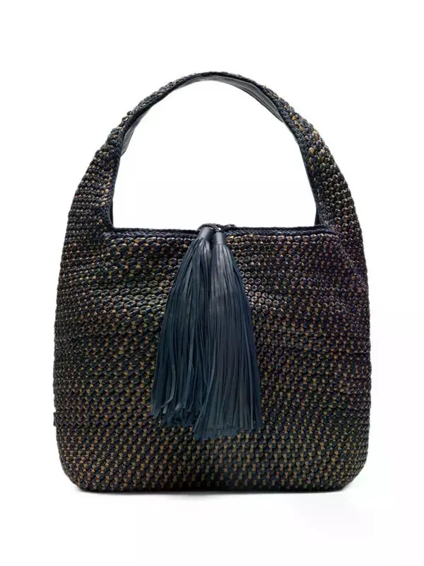 LOTTUSSE Woven Leather Tote Bag - Brown