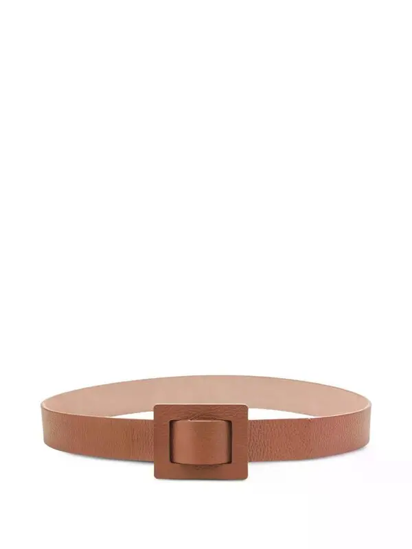 LOTTUSSE Leather Buckle Belt - Brown