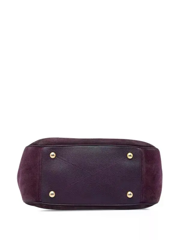 LOUIS VUITTON Monogram Empreinte Audacieuse Mm Satchel - Purple
