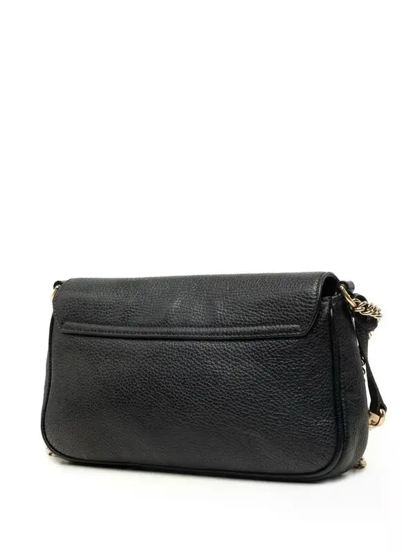 Gucci Soho Chain Flap Crossbody Bag - Black