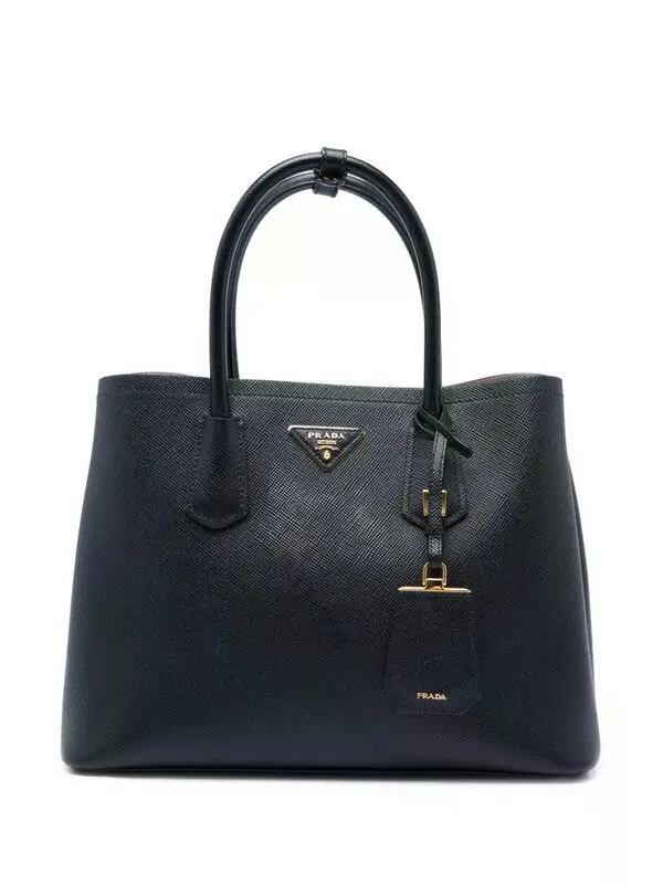 Prada Saffiano Cuir Double Satchel