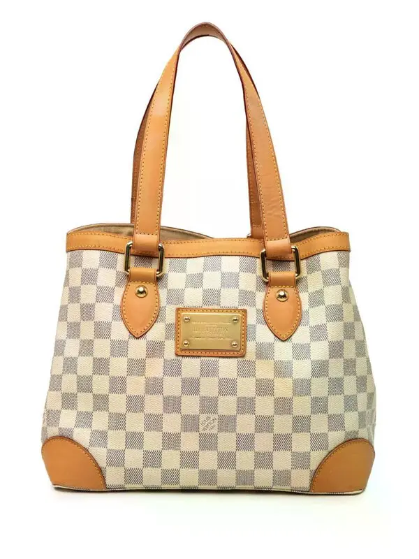 LOUIS VUITTON Damier Azur Hampstead Pm Tote Bag