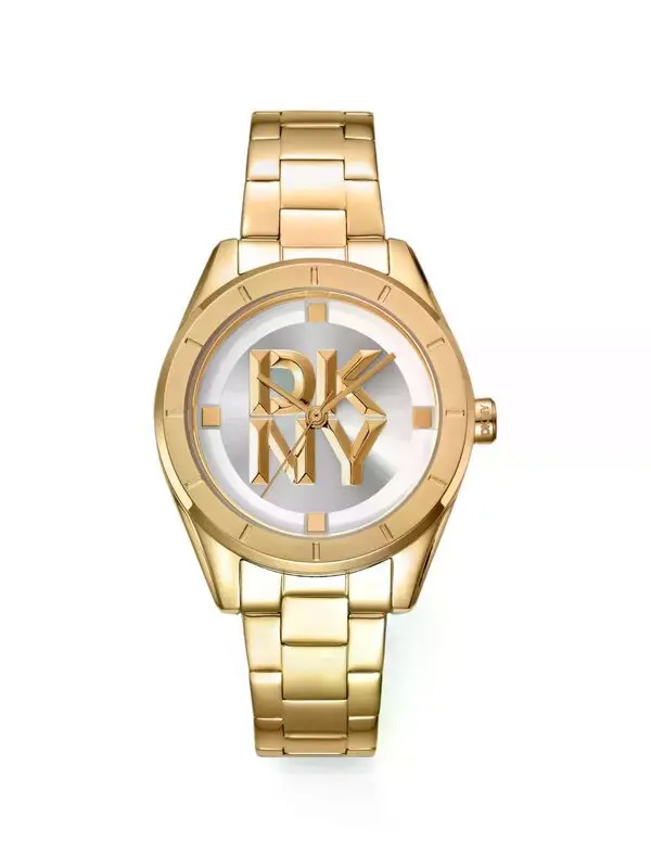 Dkny Round-face 34mm Watch - Silver