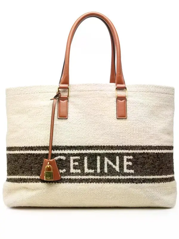 Celine Canvas Plein Soleil Horizontal Cabas Tote Bag - Brown