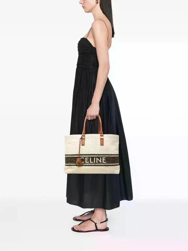 Celine Canvas Plein Soleil Horizontal Cabas Tote Bag