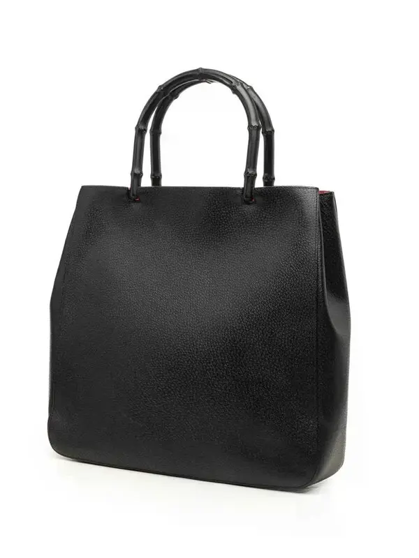 Gucci Pigskin Bamboo Tote Bag