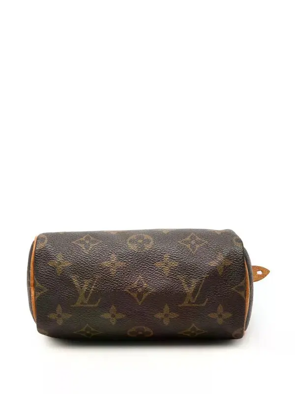 LOUIS VUITTON Monogram Nano Speedy Bandouliere Satchel
