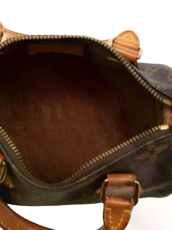 LOUIS VUITTON Monogram Nano Speedy Bandouliere Satchel