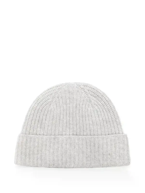 Eleventy Ribbed-knit Beanie Hat