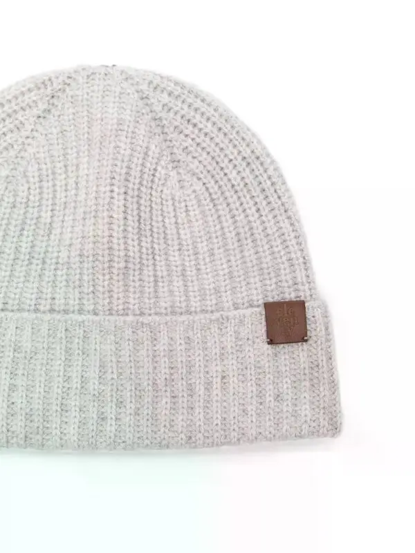 Eleventy Ribbed-knit Beanie Hat