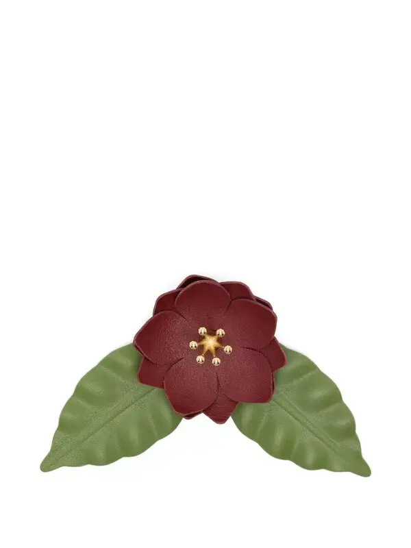 Loewe X Paula's Ibiza Floral-motif Brooch - Red