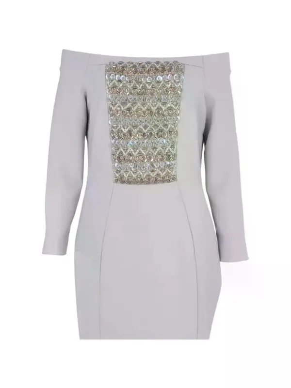 LOODYANA Embellished Off-shoulder Maxi Dress