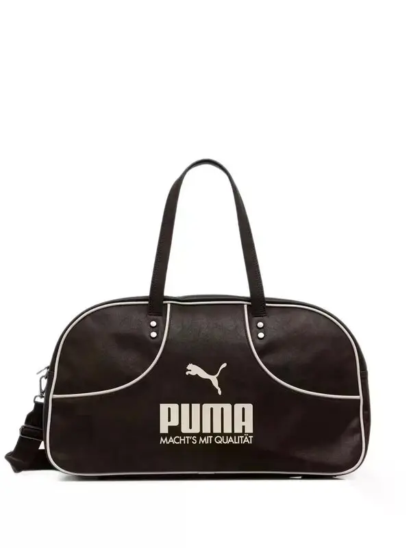 PUMA Logo-print Piped Holdall Bag