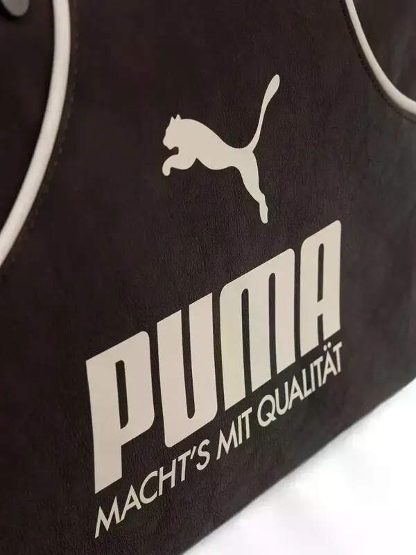 PUMA Logo-print Piped Holdall Bag