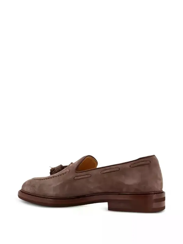 Brunello Cucinelli Suede Tassel Loafers