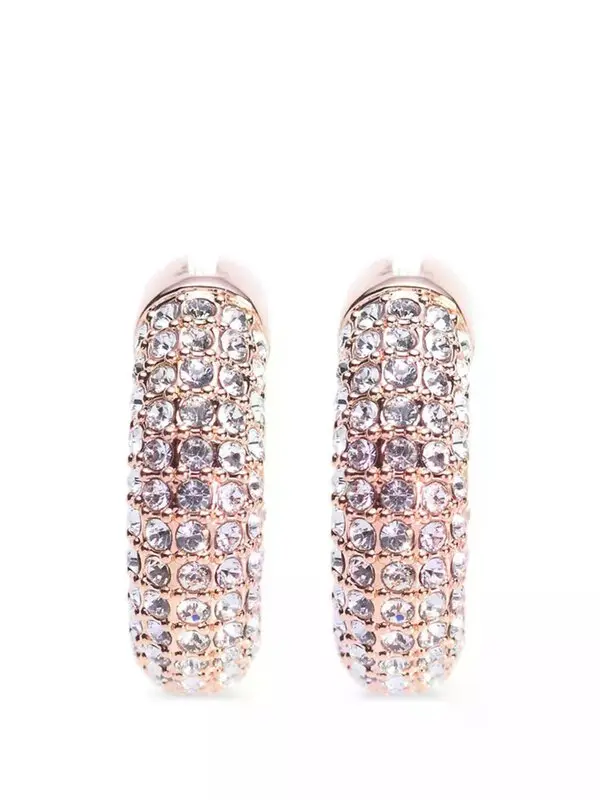 SWAROVSKI Dextera Crystal Hoop Earrings - Pink