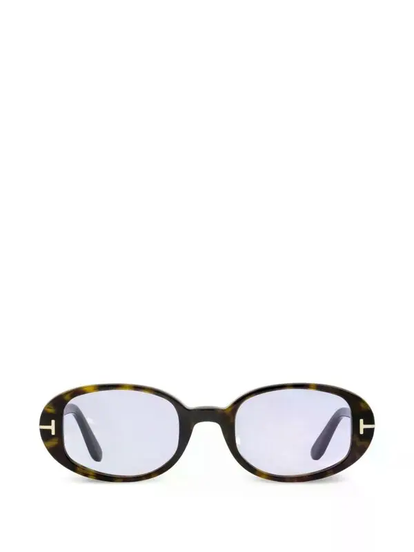 TOM FORD Iggy Oval-frame Sunglasses - Brown