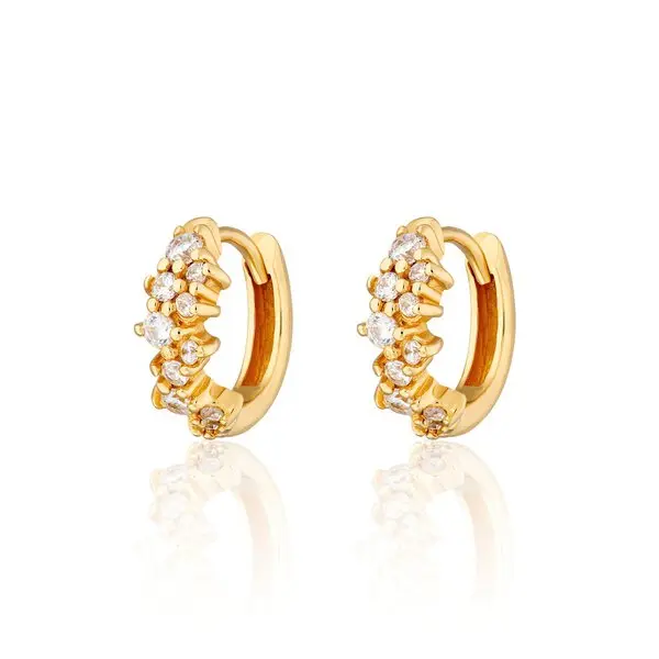 SCREAM PRETTY Stardust Huggie Hoop Earrings