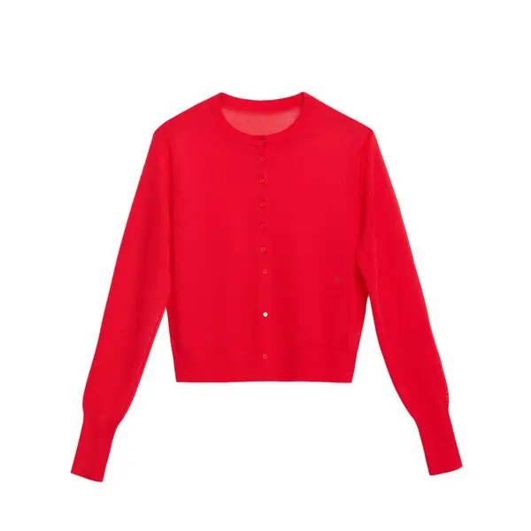 ALAS Name Cardigan - Red