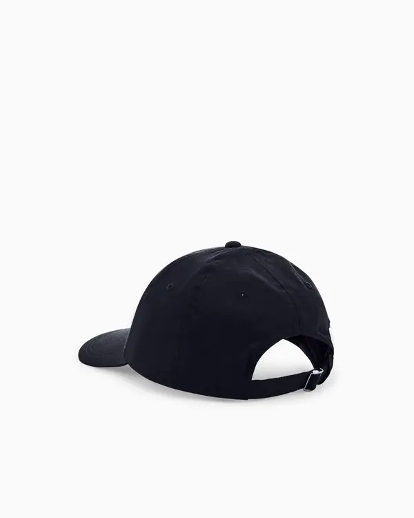Armani Exchange Baseball Hat In Cotton Twill - Black