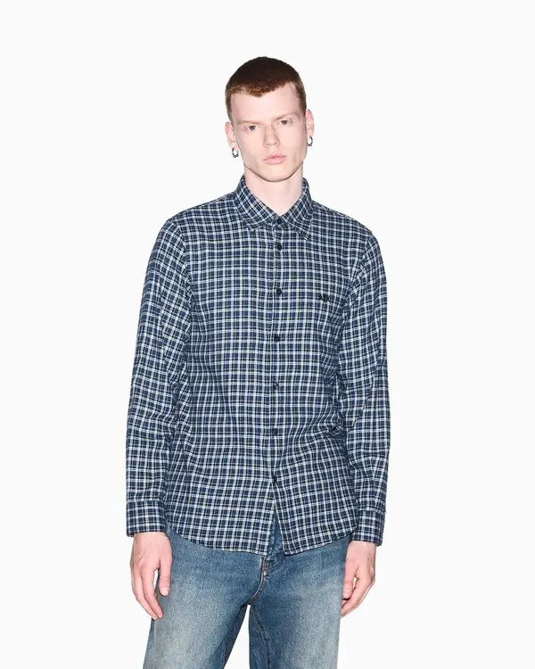 Armani Exchange Regular Fit Shirt In Cotton