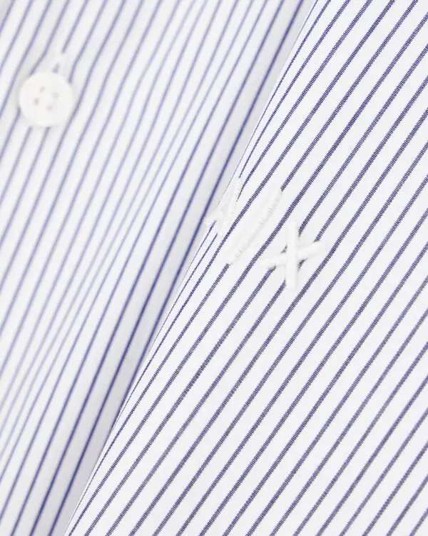 Armani Exchange Regular Fit Shirt In Yarn-dyed Cotton