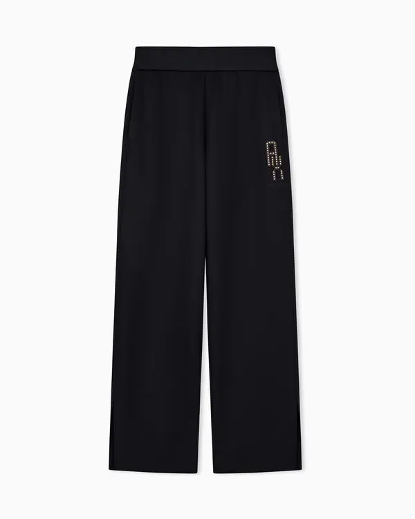 Armani Exchange Regular Fit Recycled Stretch Scuba Jersey Trousers
