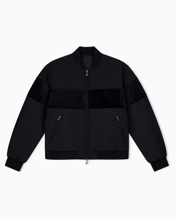Armani Exchange Padded Blouson Jacket - Black