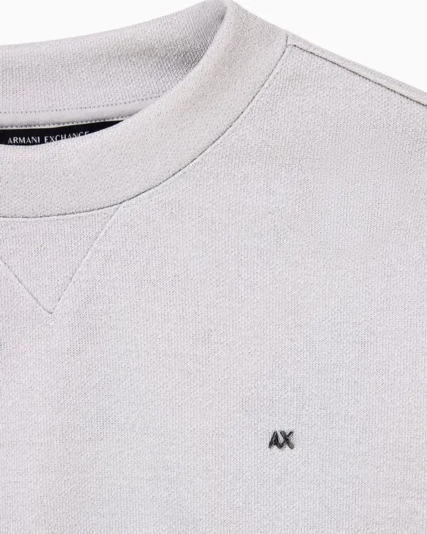 Armani Exchange Shiny Stretch Interlock Sweatshirt
