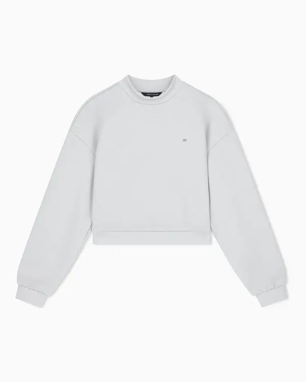 Armani Exchange Shiny Stretch Interlock Sweatshirt