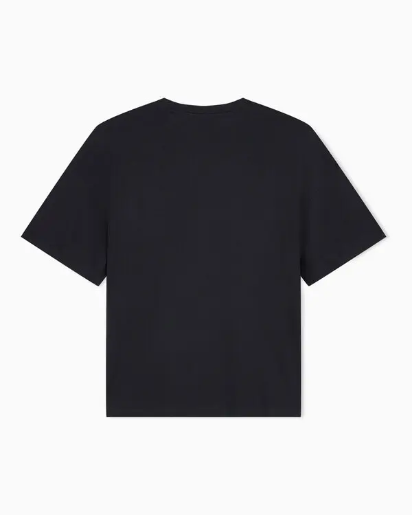 Armani Exchange Oversized Cotton Jersey T-shirt With Graphic Detail