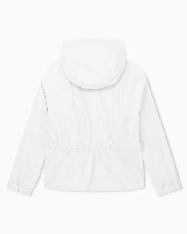 Armani Exchange Crinkle Nylon Zip-up Blouson Jacket