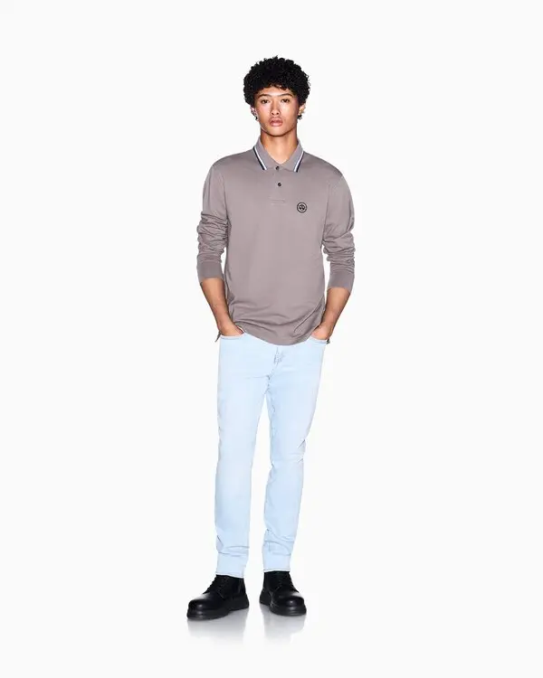 Armani Exchange Slim-fit 12 Oz Stretch Cotton Denim Jeans - Blue