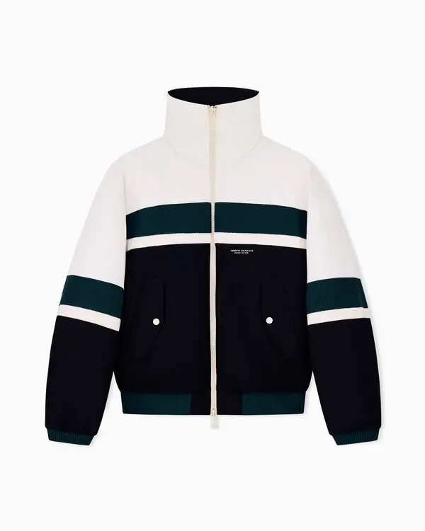 Armani Exchange Regular Fit Blouson Jacket - Patterned