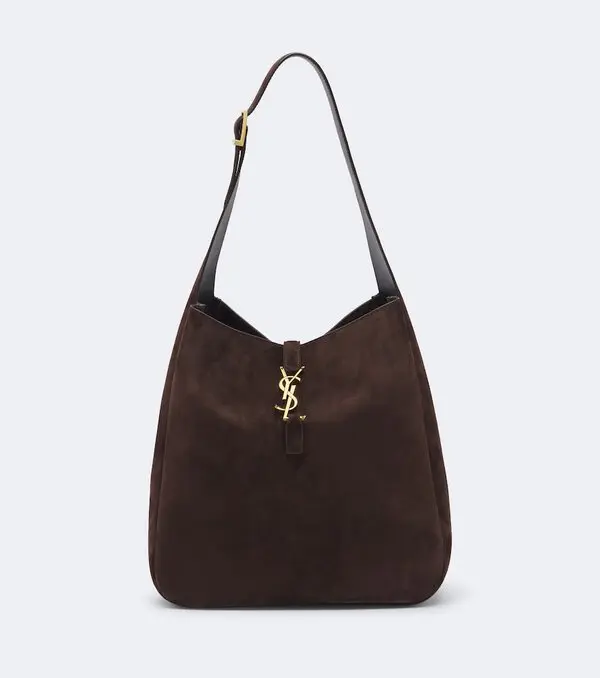 Saint Laurent Le 5 A 7 Supple Large Suede Shoulder Bag