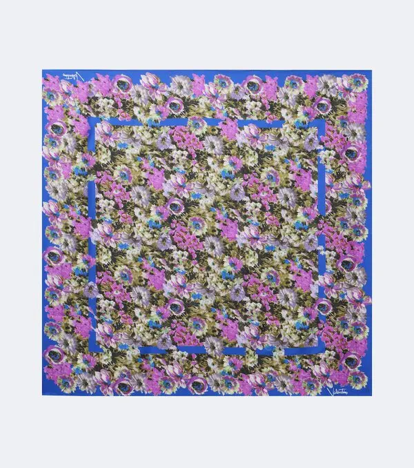 Valentino Garavani Floral Silk Scarf