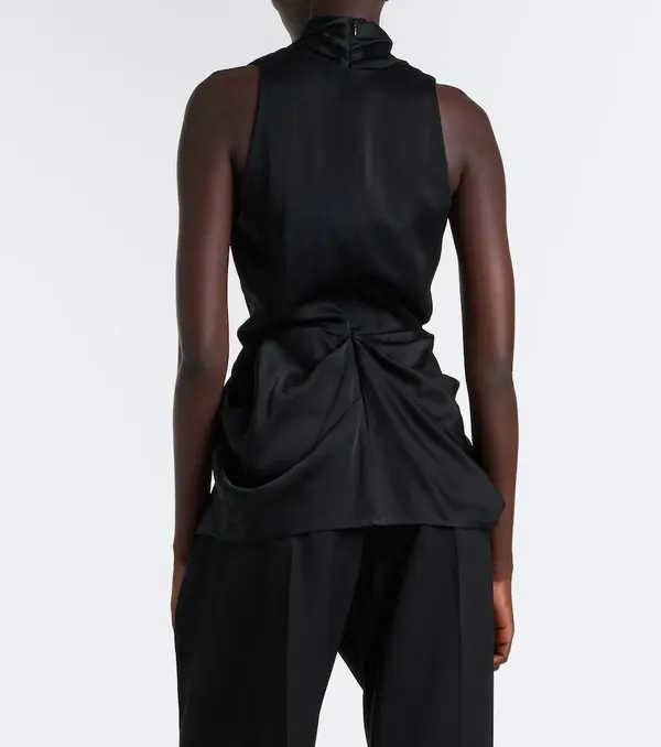 Givenchy Draped Satin Top