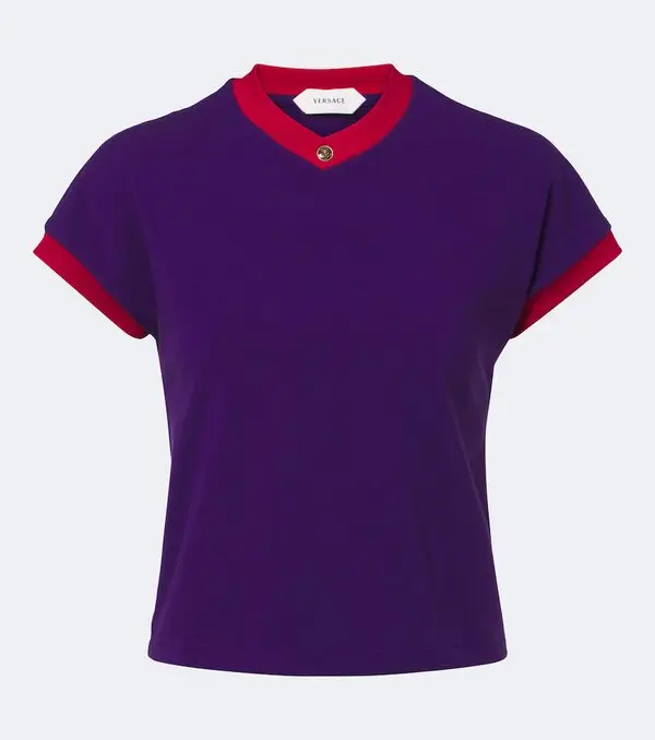 Versace Medusa Cotton Jersey T-shirt - Multicoloured