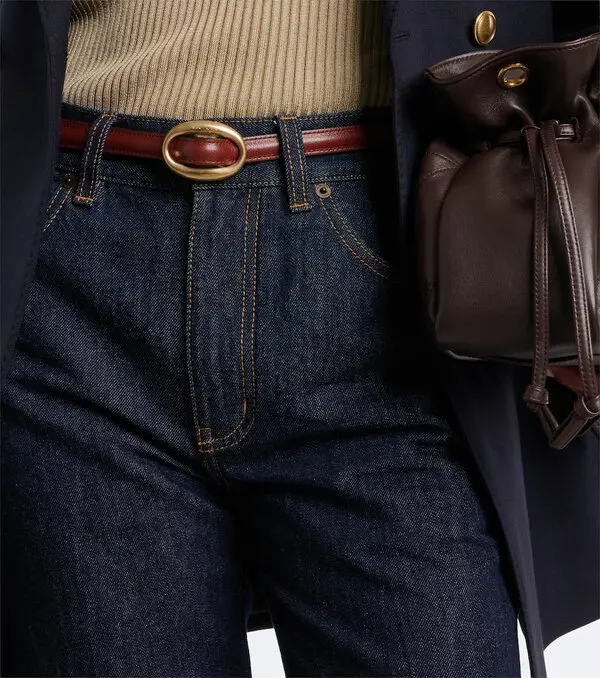 Saint Laurent Reversible Leather Belt