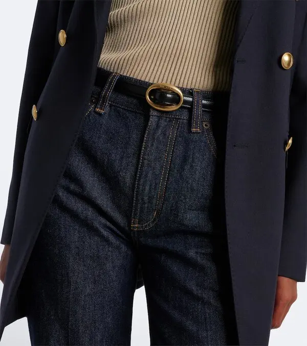 Saint Laurent Reversible Leather Belt