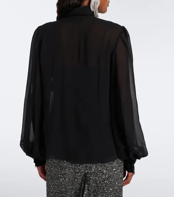 Valentino Garavani Silk-blend Chiffon Blouse
