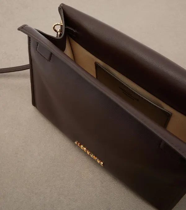 Jacquemus Rond Carre Small Leather Clutch