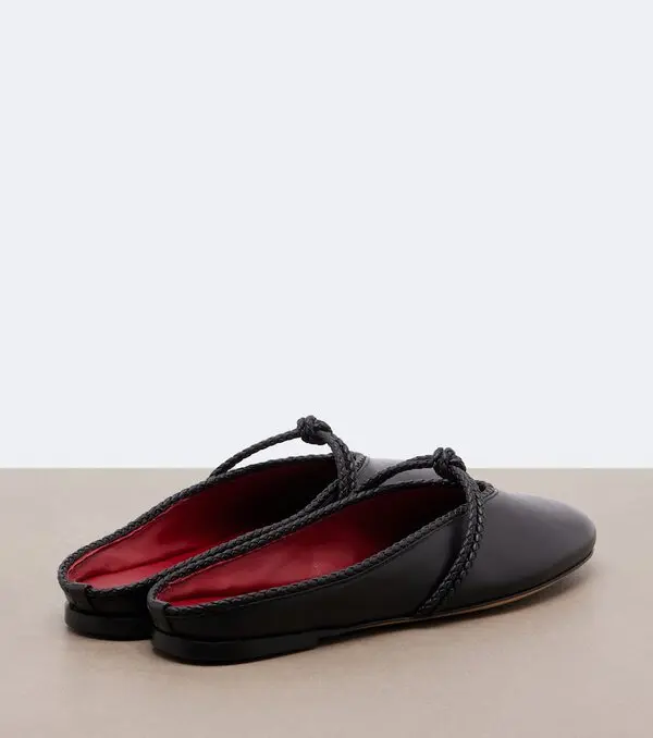 Bottega Veneta Lucia Leather Mules