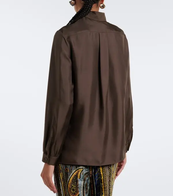 Etro Printed Silk Shirt