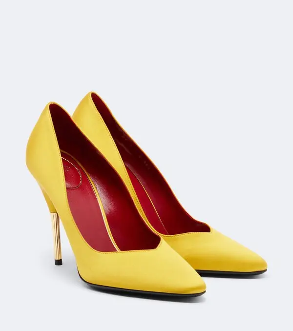 Valentino Garavani Enigme Satin Pumps