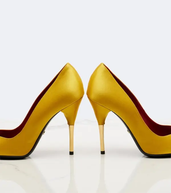 Valentino Garavani Enigme Satin Pumps