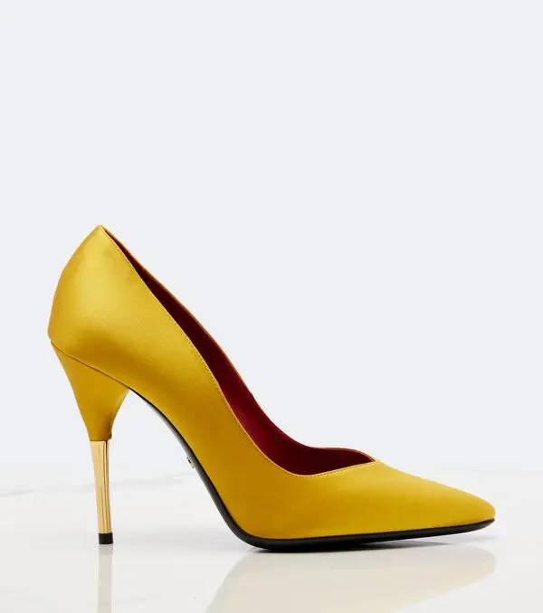 Valentino Garavani Enigme Satin Pumps