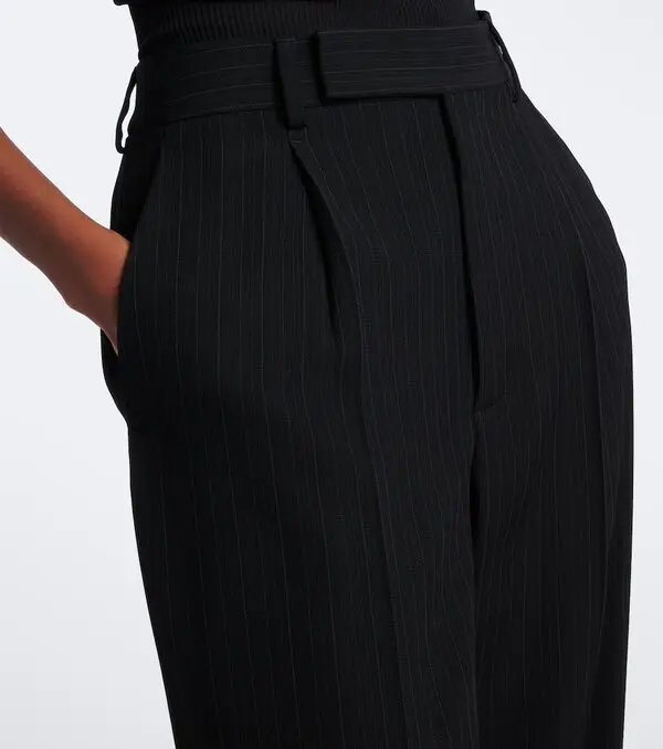 Saint Laurent Wool-blend Straight Pants